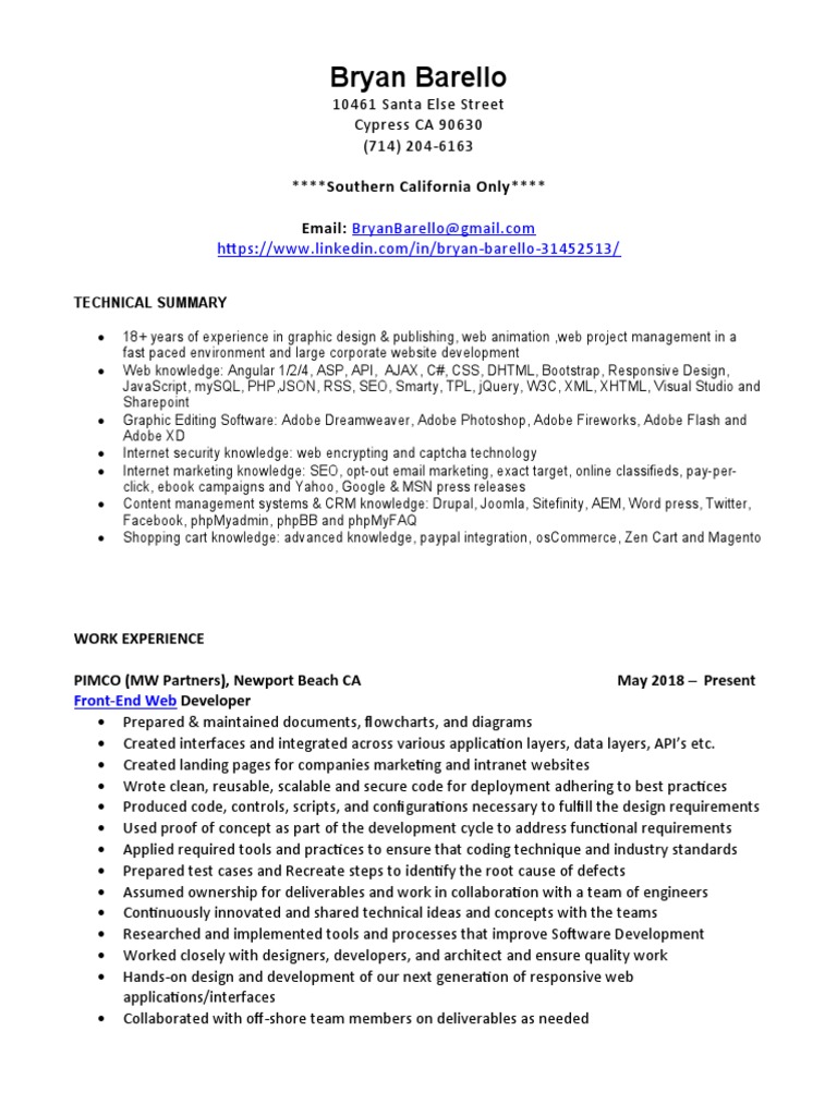 Daxtra Resume | PDF