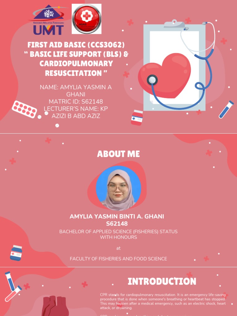 Amylia Yasmin A Ghani (S62148) CPR Individual Task | PDF