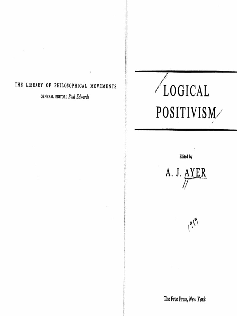 The Elimination of Metaphysics Through The Logical Analysis of Language | PDF