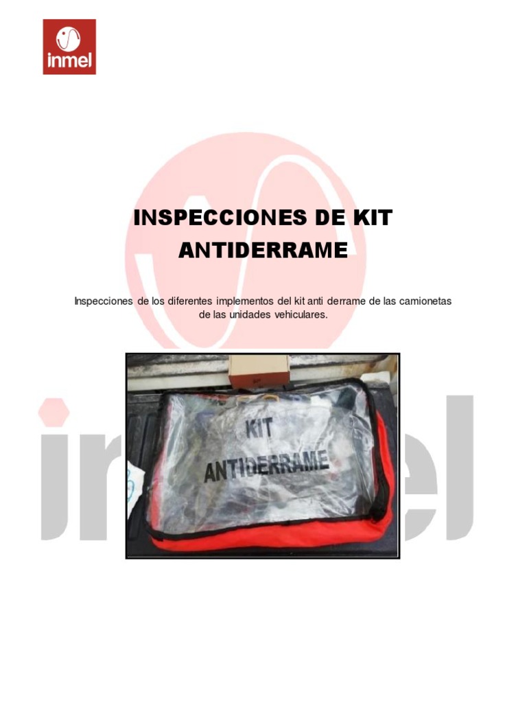 Inspección de Kits Antiderrame | PDF