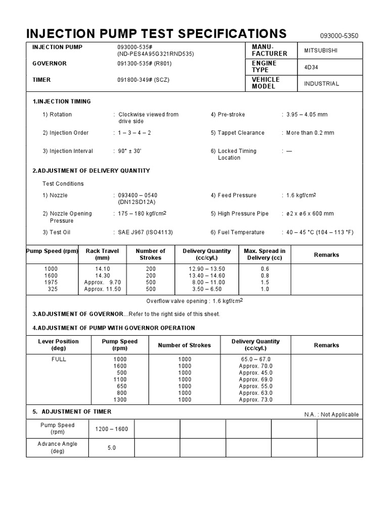093400-5350 Mitsubishi PDF | PDF