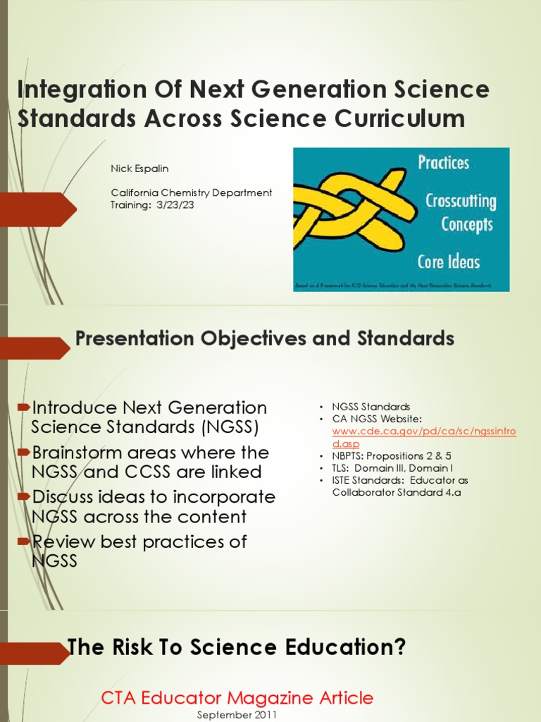 teacher leader ngss presentation | PDF