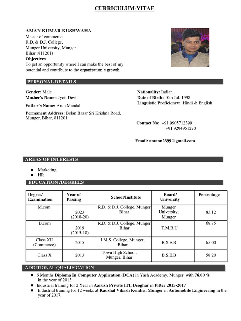 Aman CV Feb 2023 PDF | PDF