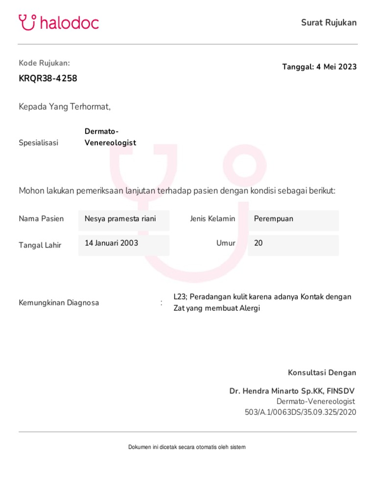 Invoice Referral KRQR38-4258-1 PDF | PDF