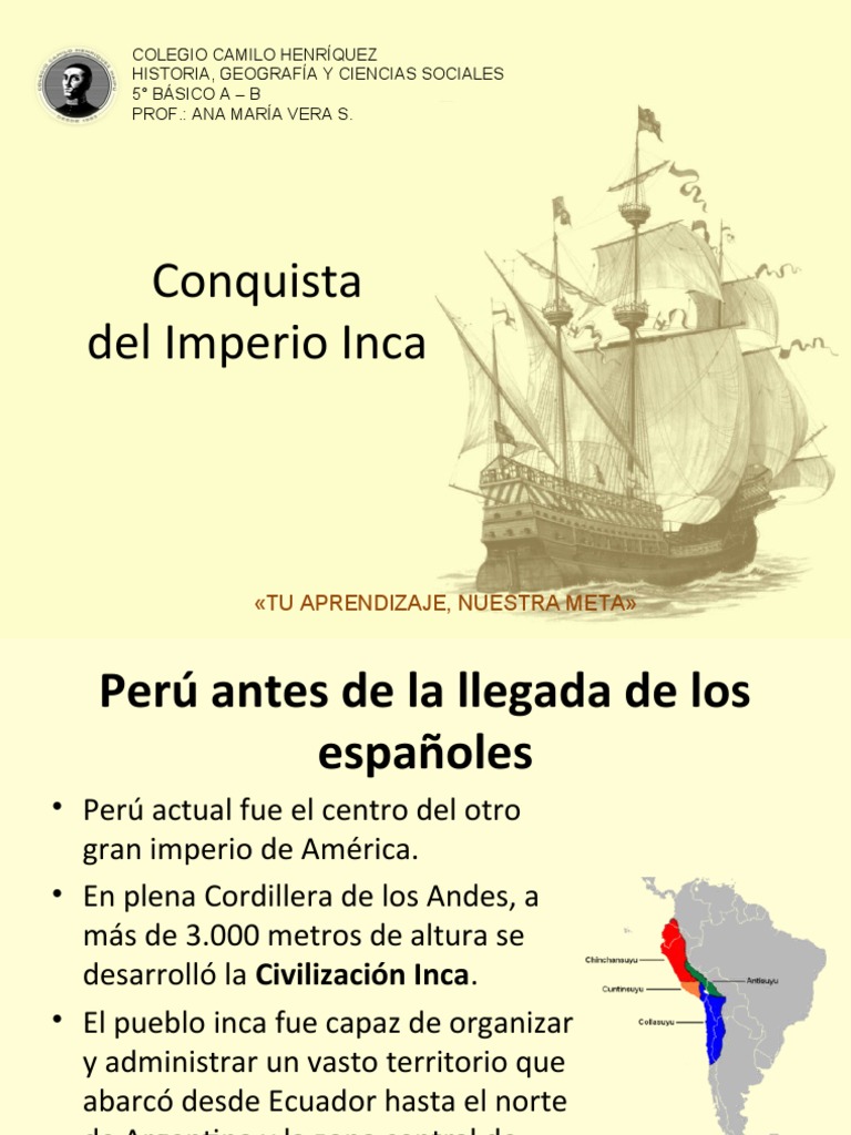5° Año Básico - Historia - Conquista Del Imperio Inca | PDF