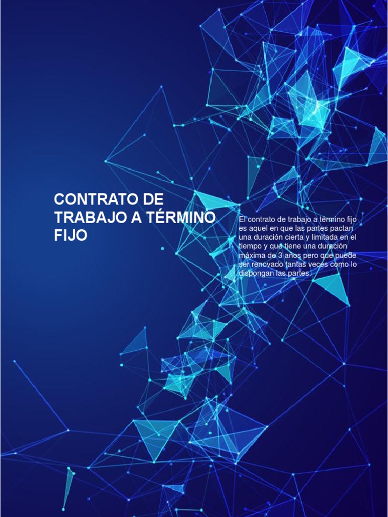 Contrato A Término Fijo PDF | PDF