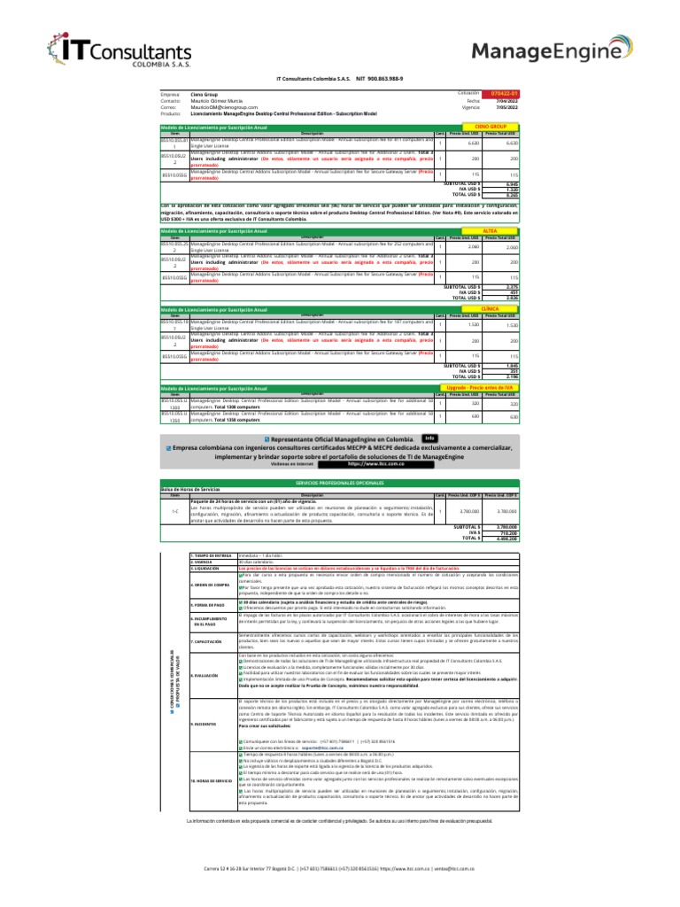 ManageEngine Desktop Central Professional Edition - Subscription Model ...