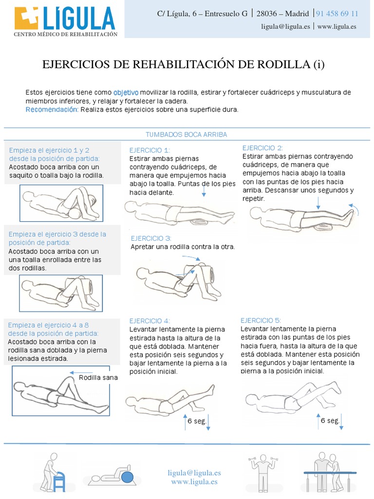 E8 Rehabilitacion-Rodilla | PDF | Rodilla