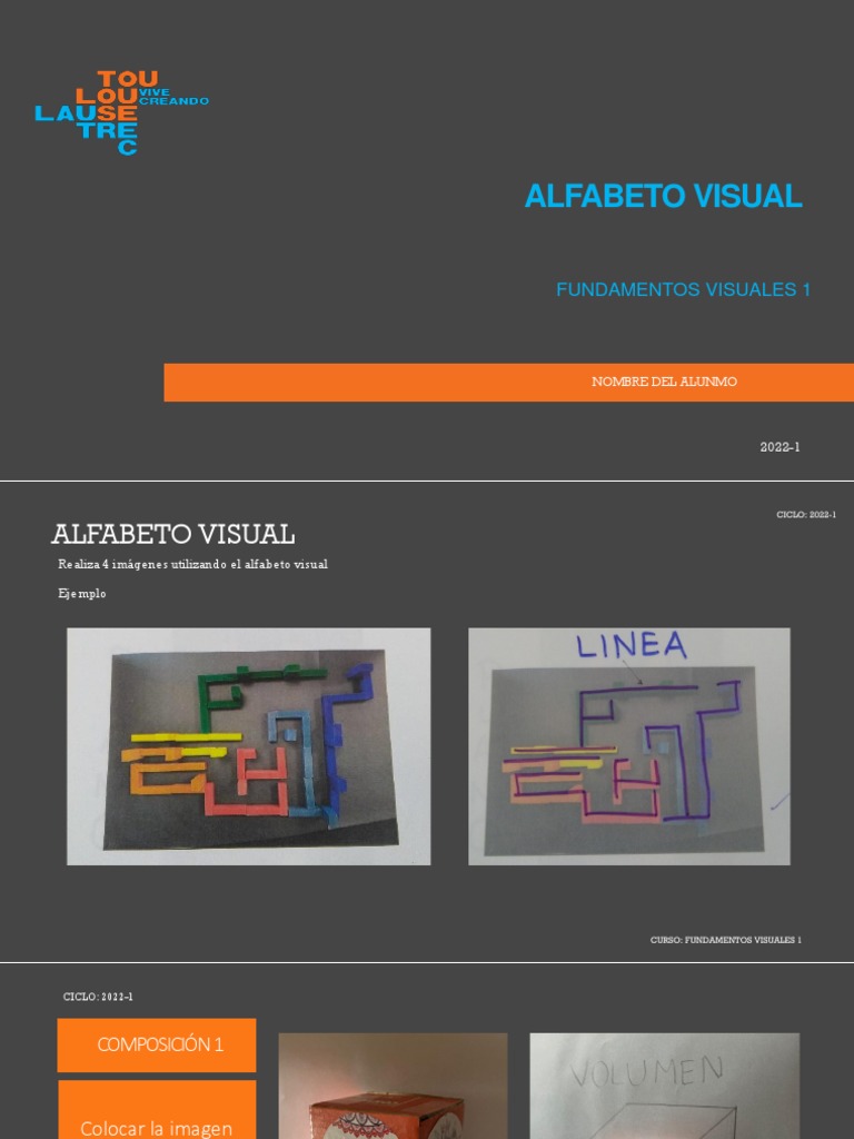 Sem 2 Tarea Alfabeto Visual | PDF