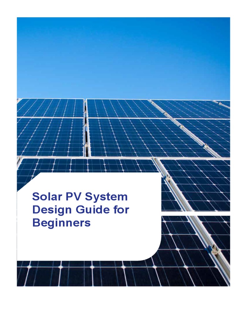 Sheikh A. Solar PV System Design Guide For Beginners... 2021 | Download Free PDF ...