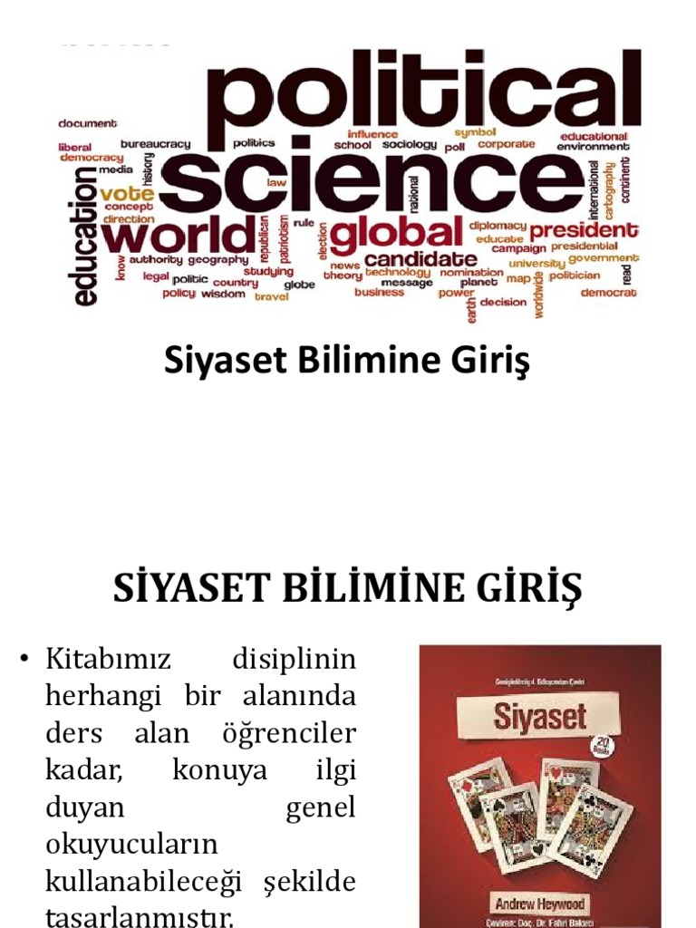 1-Siyaset Bilimine Giris PDF | PDF