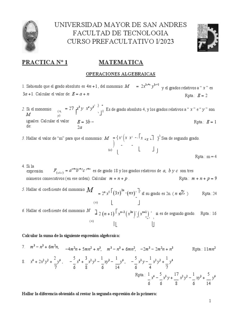 Practica Matematicas | PDF | Matemáticas De La Computación | Ciencia computacional