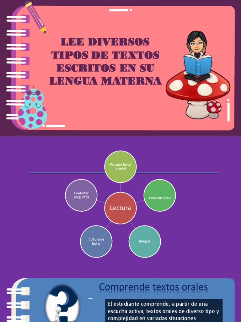 Competencia Lee Diversos Tipos de Textos | PDF | Comunicación humana ...