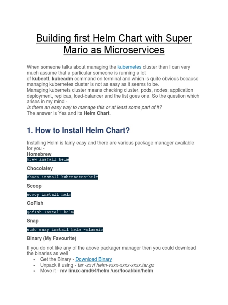 Helm Charts | PDF | Systems Engineering | Computer Engineering