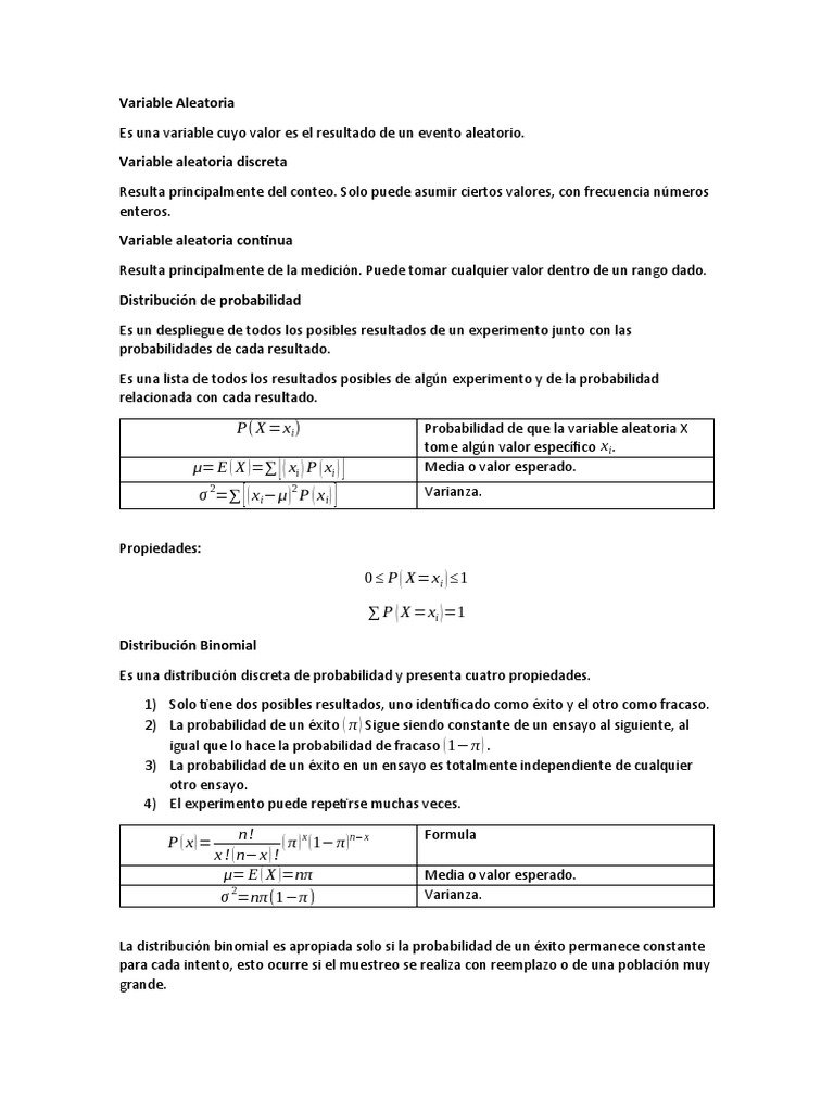 Apuntes de Distribucion de Probabilidad (Allen-Webster) | PDF