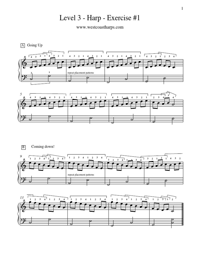 Harp Exercise-Level-3-Exercise-1 PDF | PDF