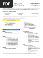 BSN Program Course Requirements | PDF | Nursing | Course Credit