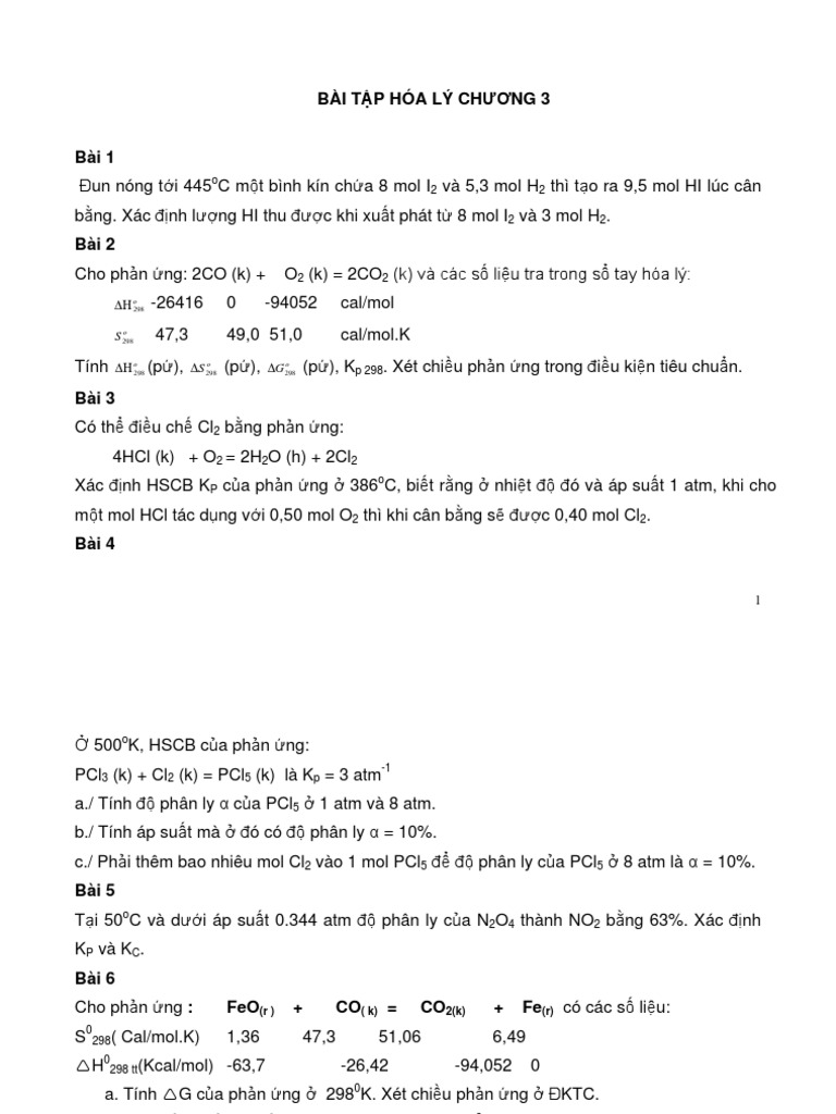 BAI TAP CAN BANG HOA HOC HOA LY WEB-trang-1-8 | PDF