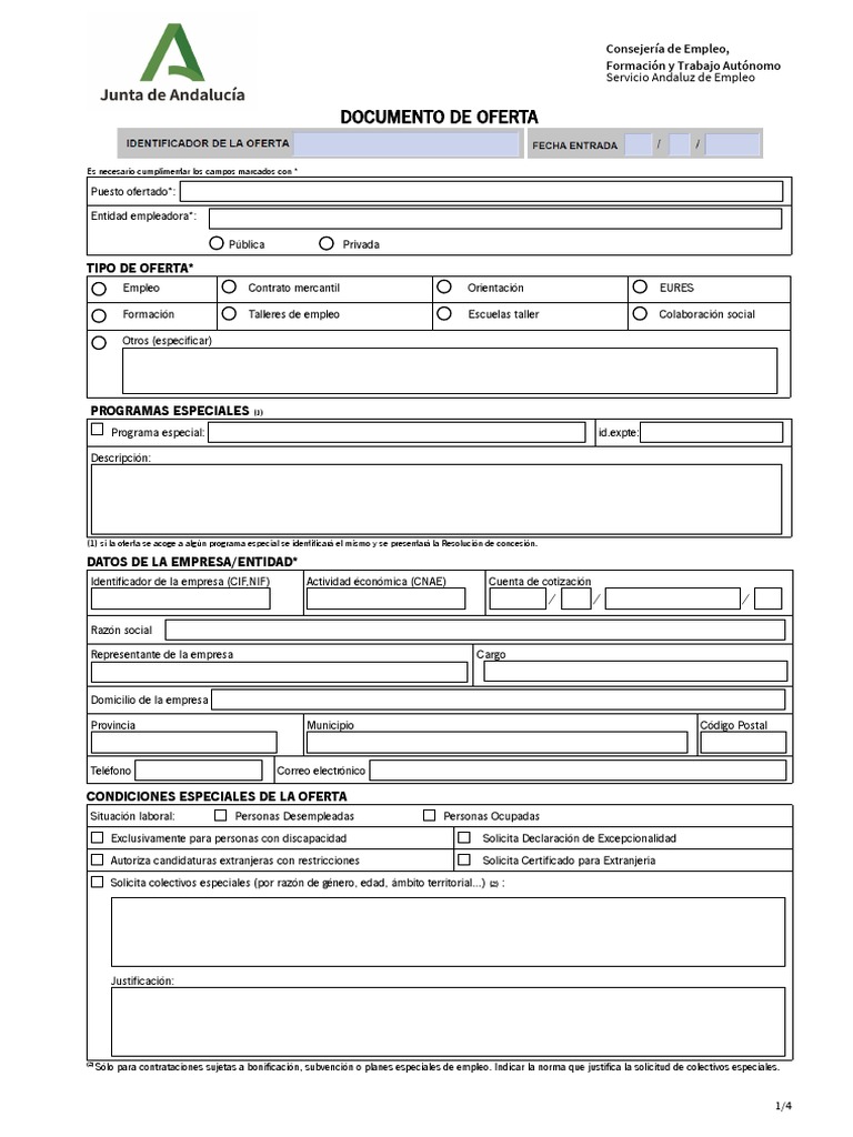 Formulario gestion oferta oficina SAE 2021.pdf | PDF