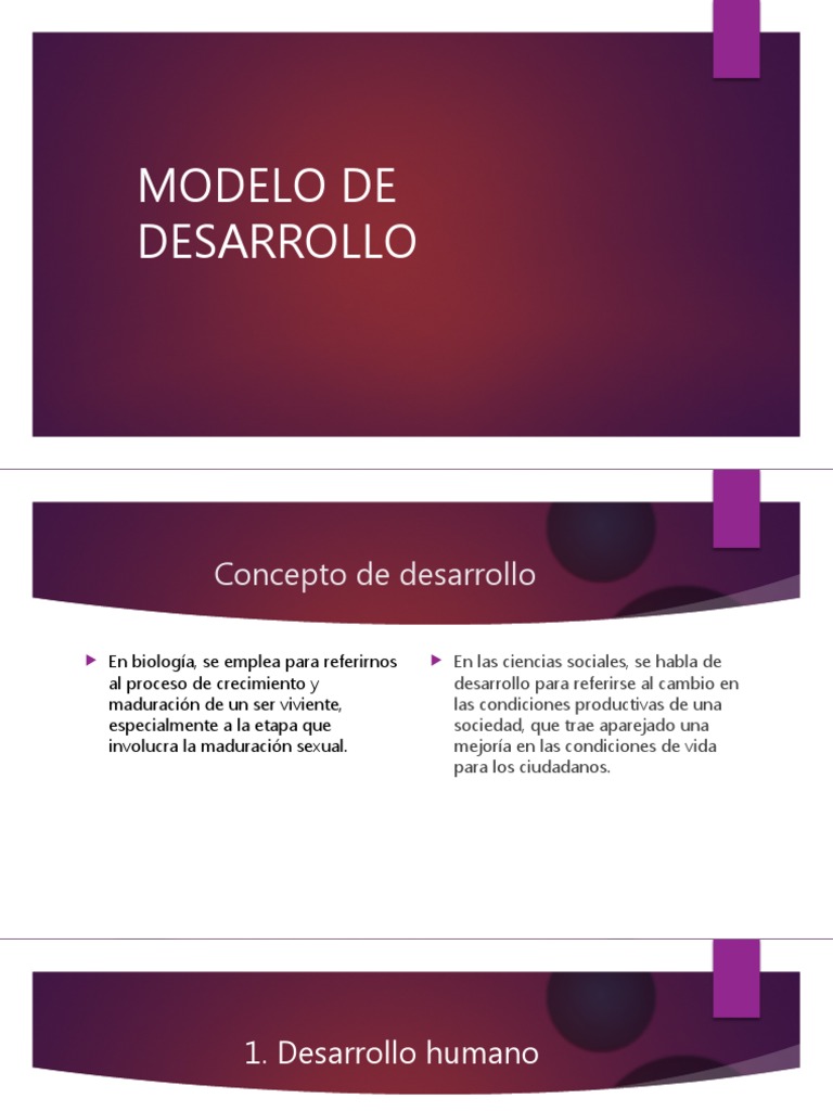 Modelo de Desarrollo Integral y Sostenible | PDF