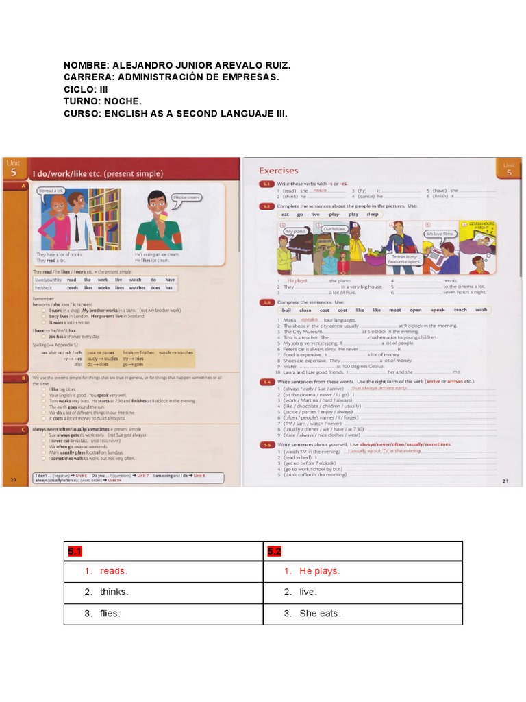 Tarea de Ingles | PDF