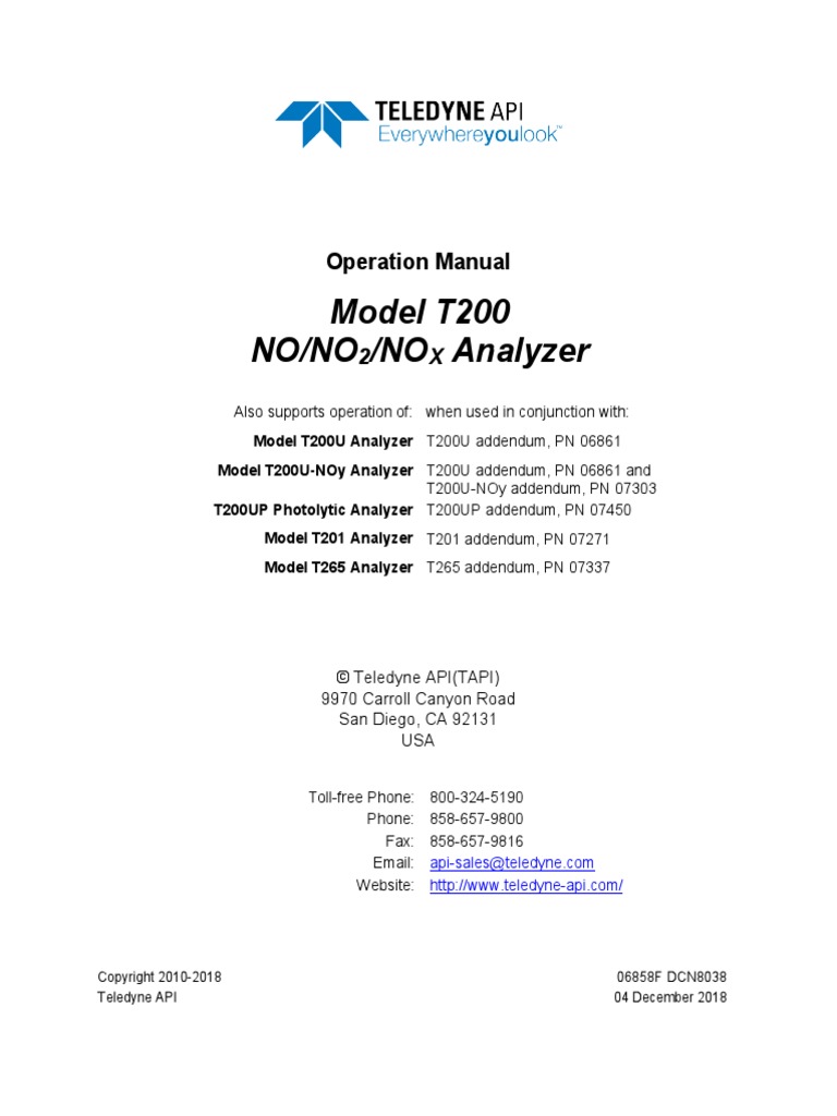 Manual, Operators, T200 PDF | PDF | Computing | Information And ...