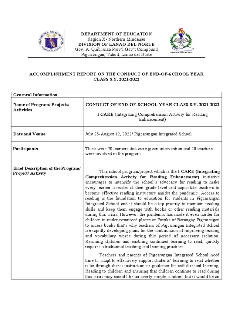 Completion Report | PDF