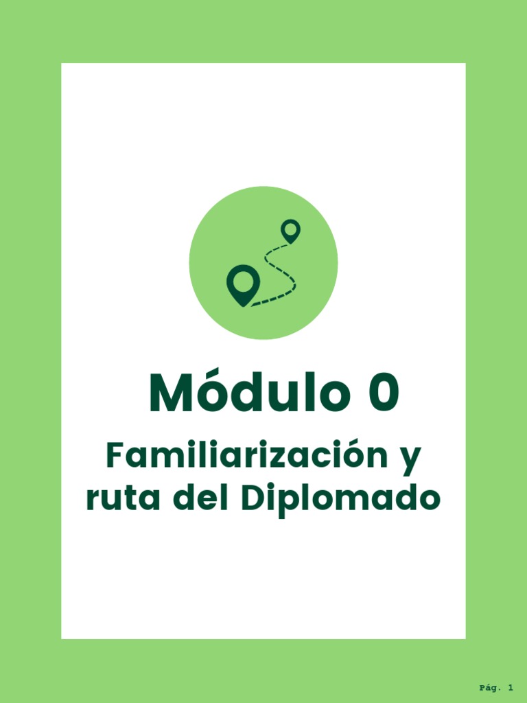 Guia Modulo 0 Familiarizacion Plataforma PDF | PDF | Salud mental | Modificación de comportamiento
