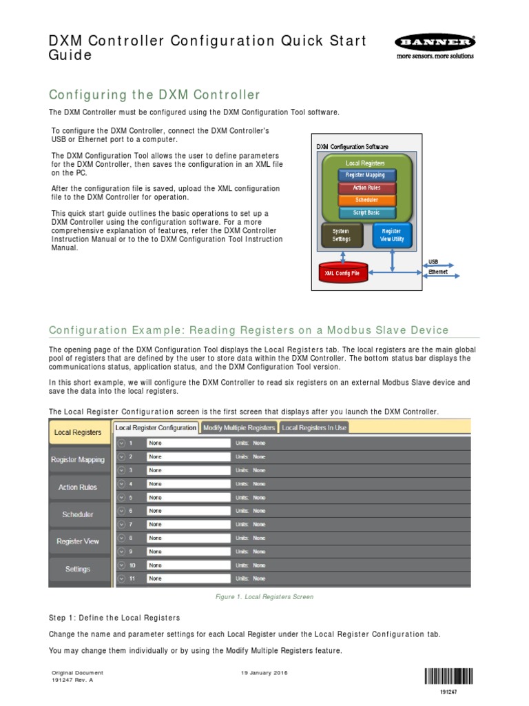 DXM Controller Banner PDF | PDF