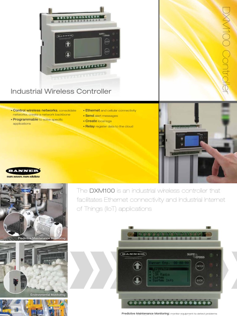 Industrial Wireless Controller Banner | PDF