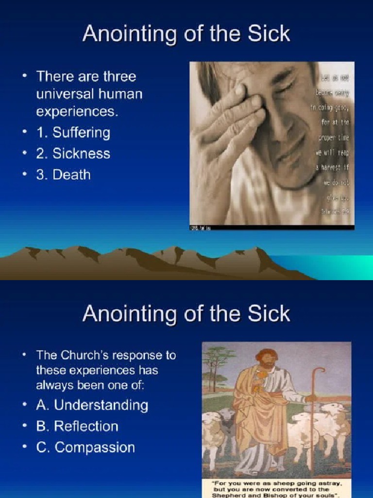 Annointing of The Sick | PDF