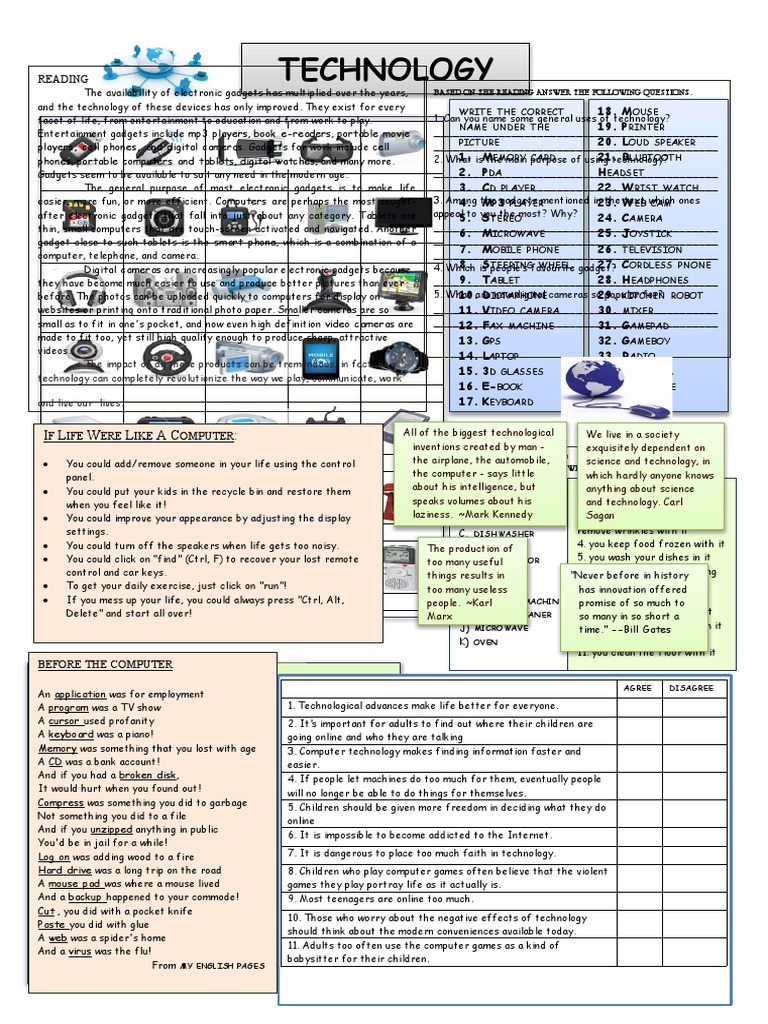 Technology 48986 | PDF | Computers | Technology & Engineering