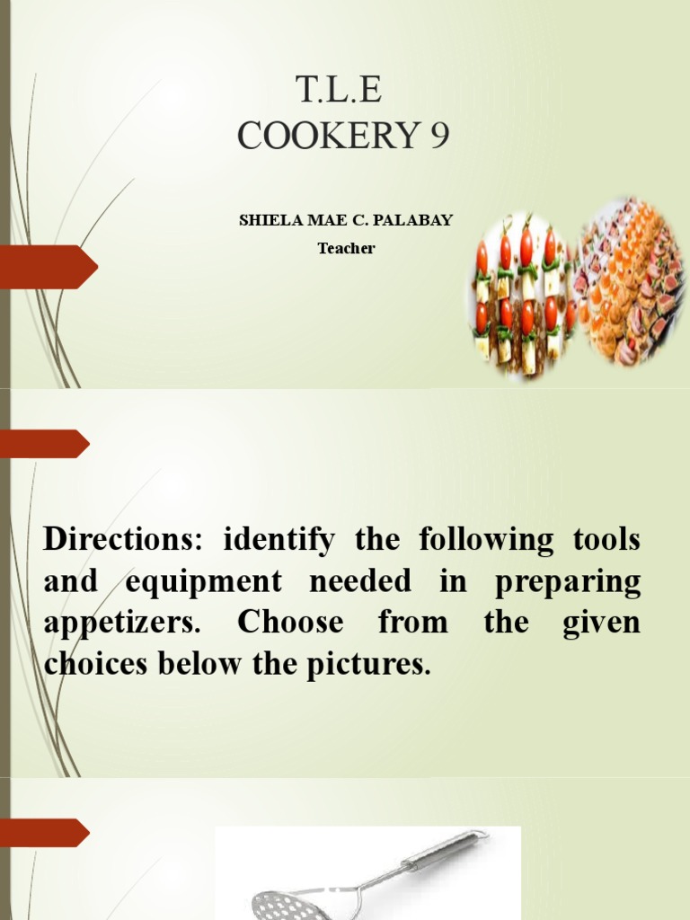 Appetizer Lesson | PDF