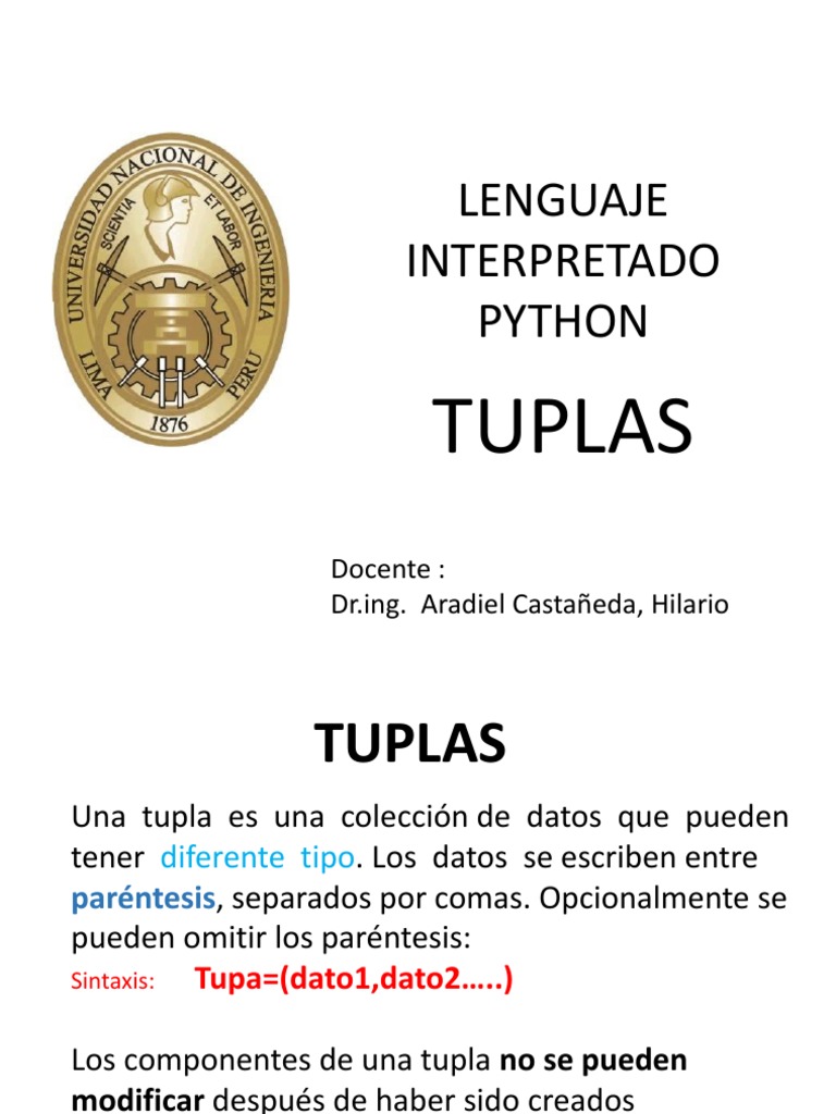 Tuplas Conjuntos Ok | PDF | Métodos y materiales de enseñanza