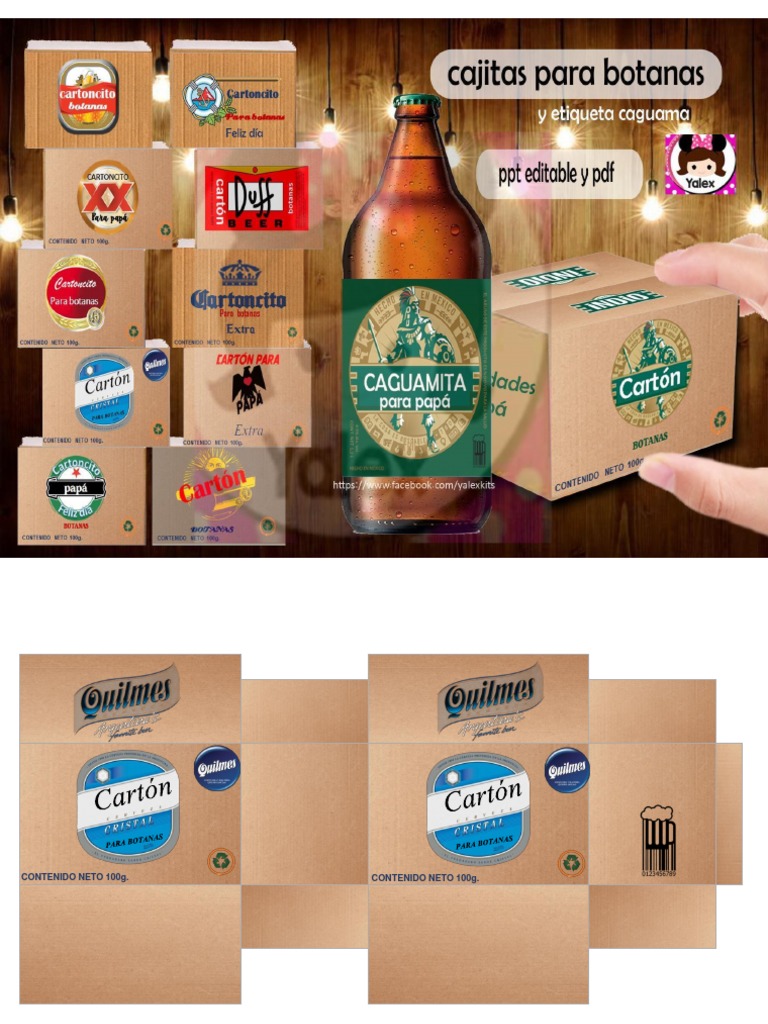 Botanas y Caguamita para Papá | PDF