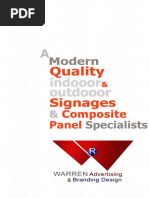 Signage Specifications Sample | PDF | Accessibility | Building Engineering