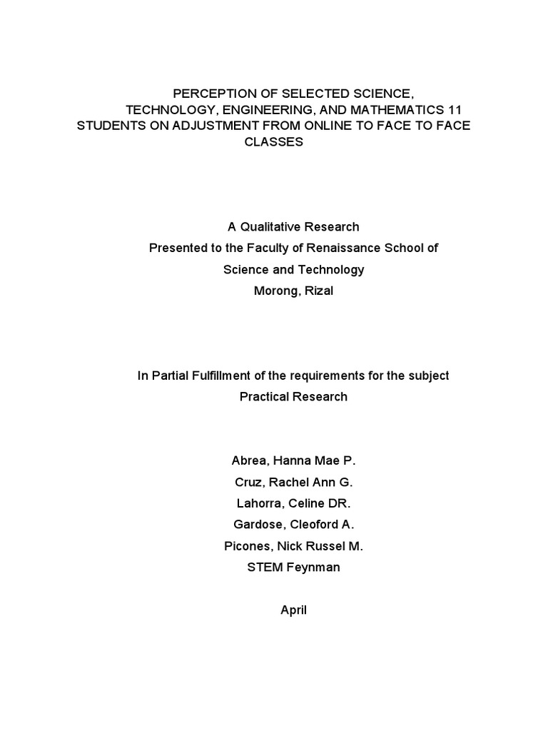 Chapter1 PR Revised | PDF