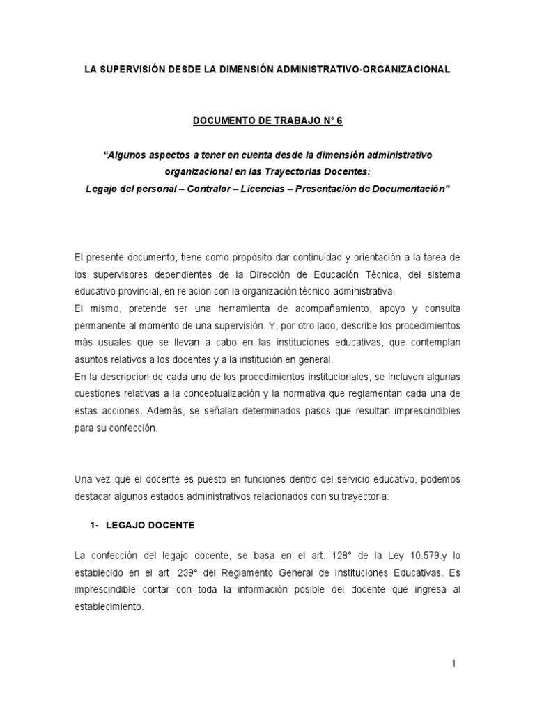 Supervisión Administrativa en Educación | PDF | Finanzas y dinero