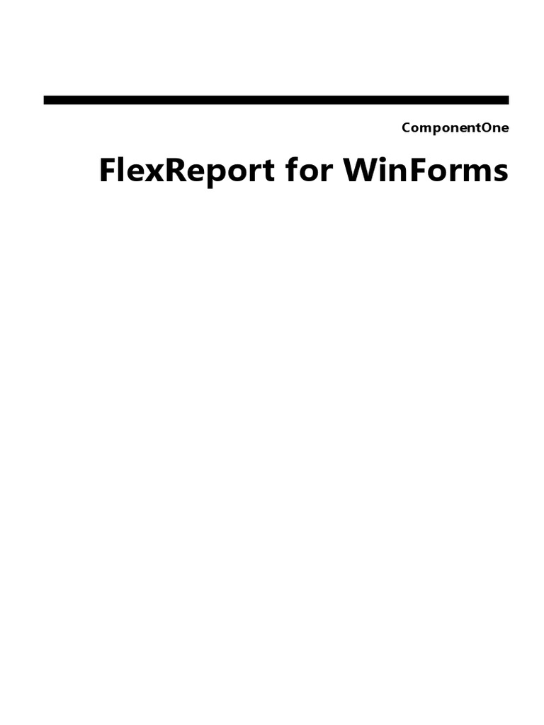Flex Report | PDF