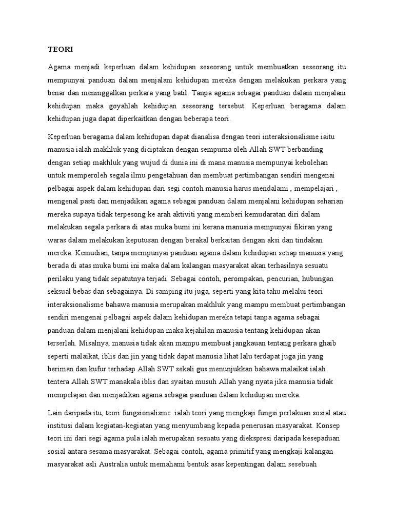 Assignment Ctu Part Teori Dan Perbincangan Luqman PDF | PDF