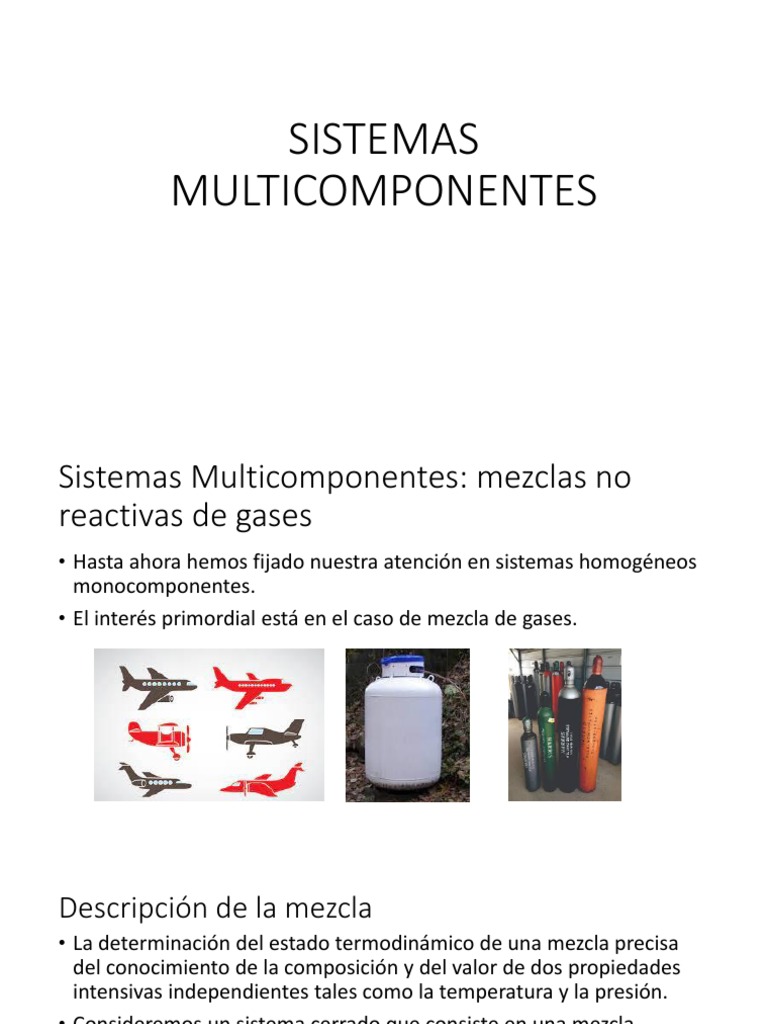 Sistemas Multicomponentes | PDF