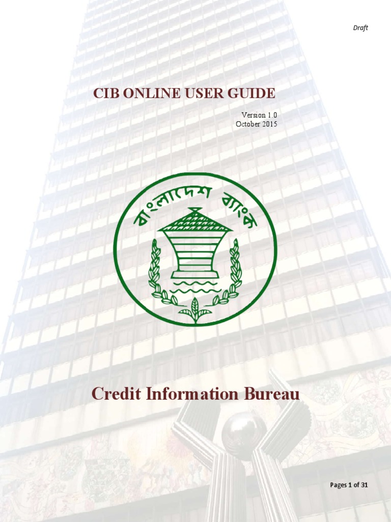 Cib Manual PDF | PDF