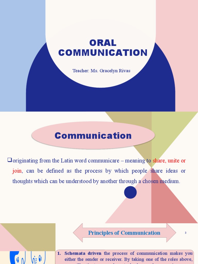 Oral Week 1-4 Done | PDF | Career & Growth | Language Arts & Discipline