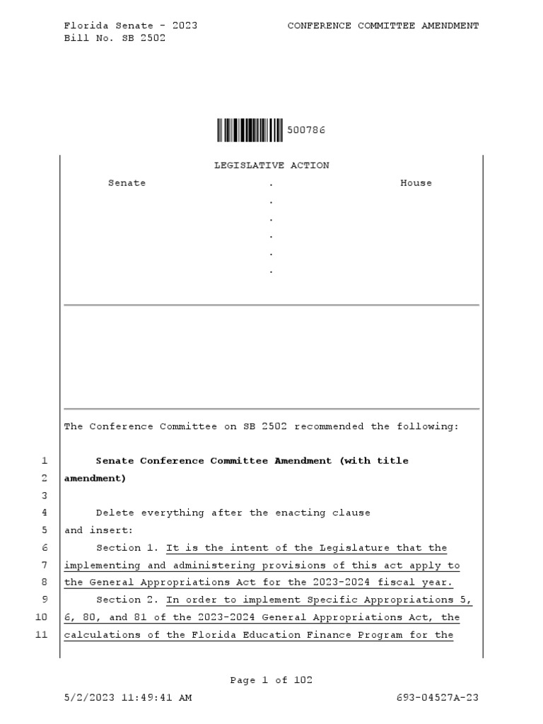 SB 2502: Open Door Grant Program 2023 | PDF