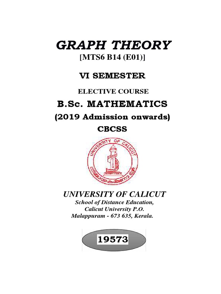 SLM - Maths-Graph Theory PDF | PDF