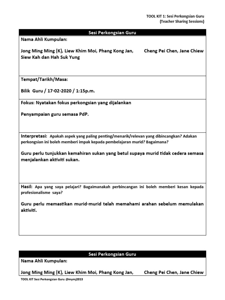Tool Kit TSS | PDF