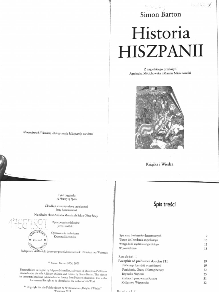 Simon Barton - Historia Hiszpanii PDF | PDF