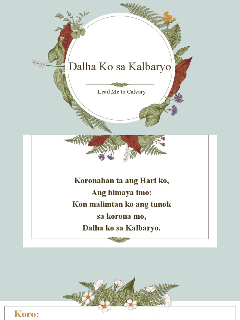 Dalha Ko Sa Kalbaryo | PDF