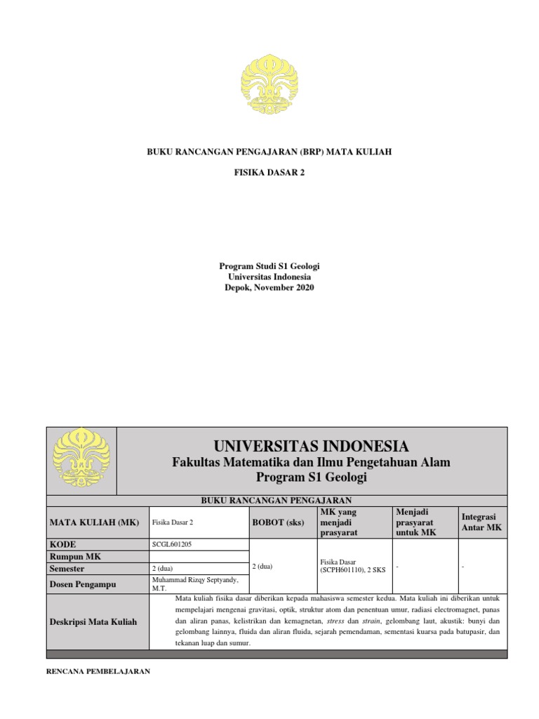 BRP 2020 Fisika Dasar 2 Ed | PDF