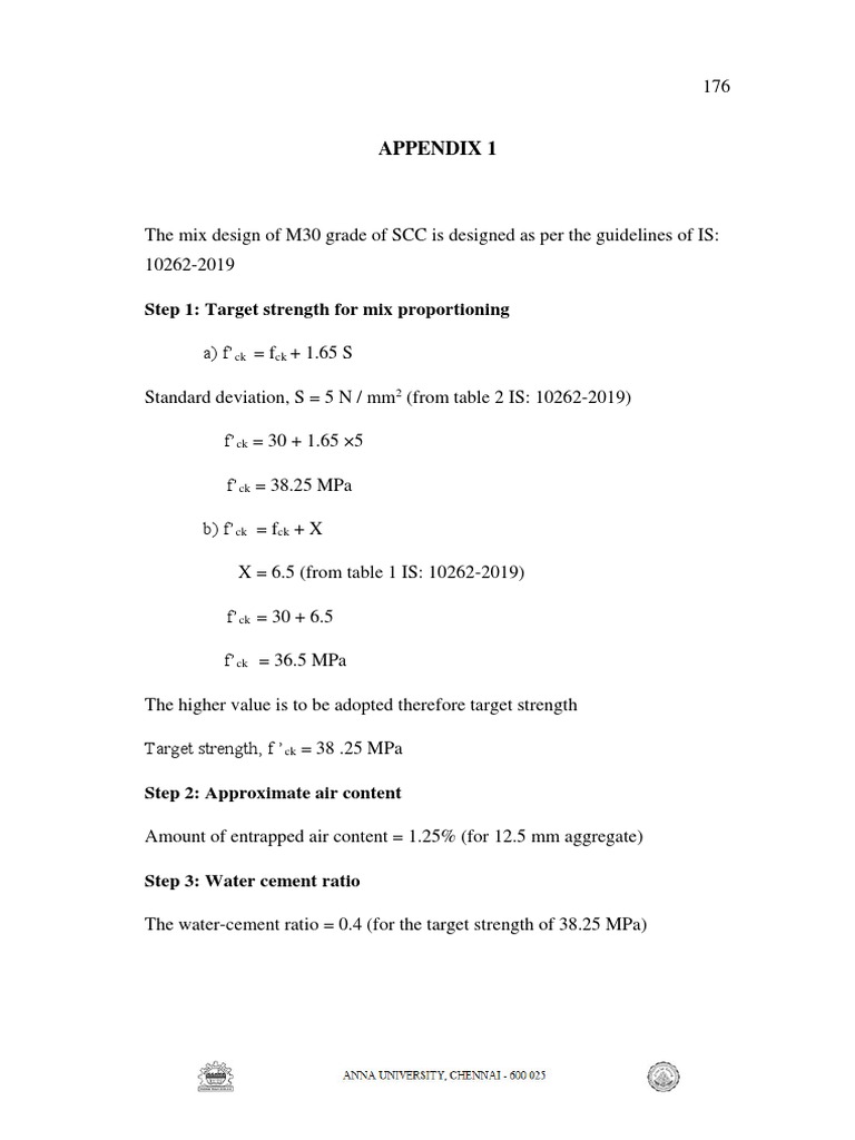 M30 Grade SCC Mix Design Guide | PDF